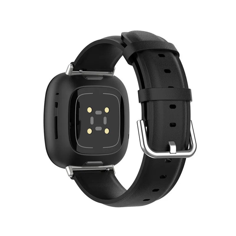 Fitbit Sense 2 Band | Fitbit Versa 4 Band | Premium Leather Fitbit Ban ...