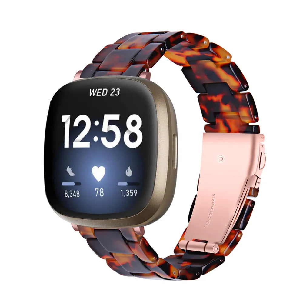Fitbit Sense 2 Band | Fitbit Versa 4 Band | Premium Handcrafted Cerami ...