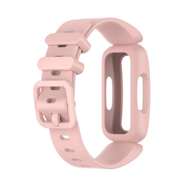 For Fitbit Ace 3 | Pink Plain Silicone Band – FitBands™